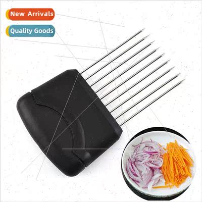 Stainless Steel Onion Needle Kitchen Vegetable Melon Slicing
