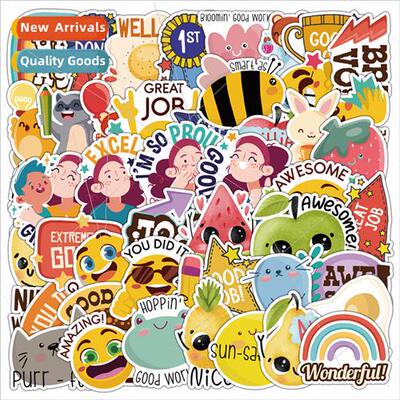 50 students reward stickers stationery box guitar computer d