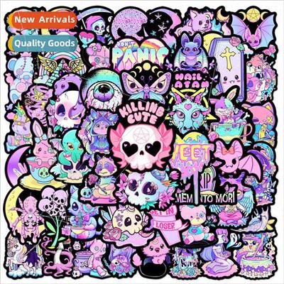 50 pastel gothic graffiti stickers motorcycle helmets skateb