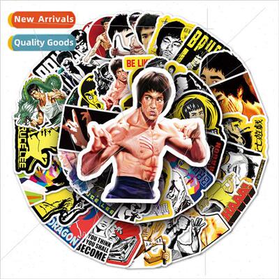 51 Bruce Lee Graffiti Stickers ggage Scooter Motorcycle Cell