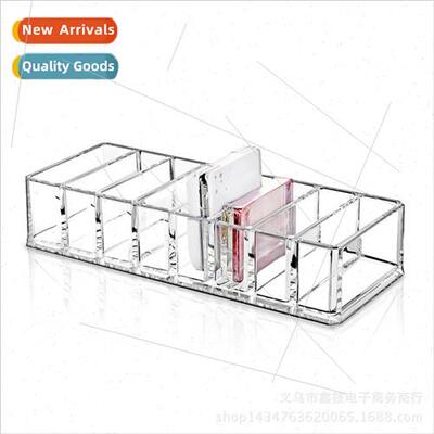 Acrylic pstick Holder 8 Position Small Powder Organizer Tran