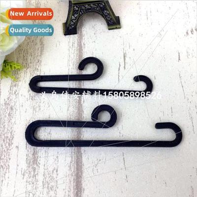 Black Return Hook PP Plastic Socks Packaging Swingback Hook