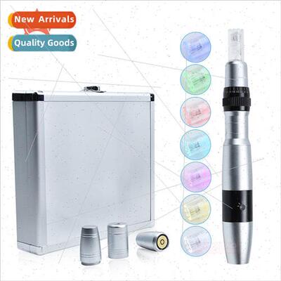 Colorful LED Electric Microneedle Meter Aluminum Case with 2
