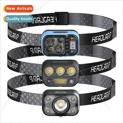 Strong light intelligent waving sensor far shooting headlamp