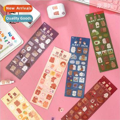 Smell PET stickers Sweetie Bear series hand-painted cartoon