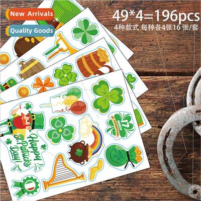 St. Patricks Day Shamrock Beer Party Favor Decoration Sticke