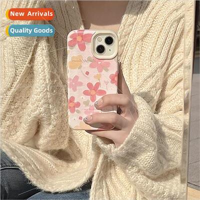 Spring Oil Painting Flower English iPhone 12 Leather 13 Prom