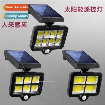 Solar rechargeable lights set wall light to human sensor out