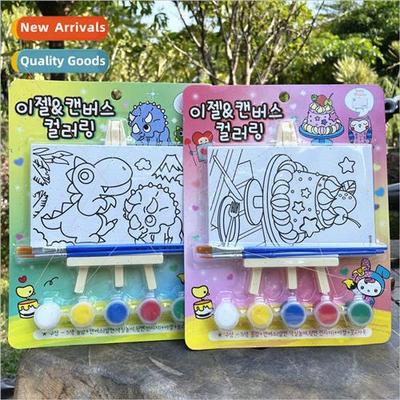 Childrens DIY drawing board creative mini painting easel oil