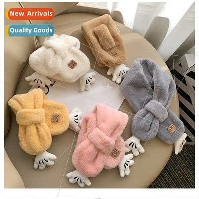 Childrens scarves fall and winter warm Korea men and girls c