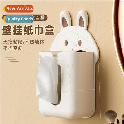 Tissue box wall-mounted washcloth organizer cartoon creative