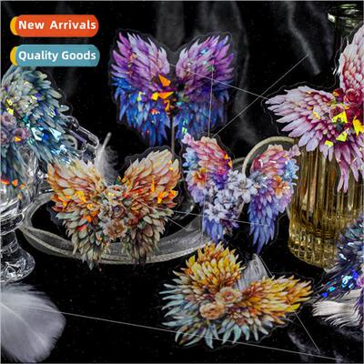 Sticker Pack Falling Wings Flower Dream Series Colorful Wing
