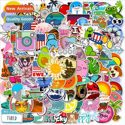 100 VSCO small fresh decorative stickers luggage notebook pe