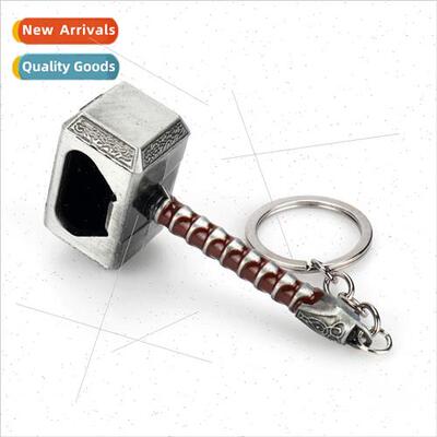 Anime  weapon keychain Thors hammer bottle opener Thor weapo