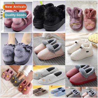 Miscellaneous  of men and women cotton slippers package with