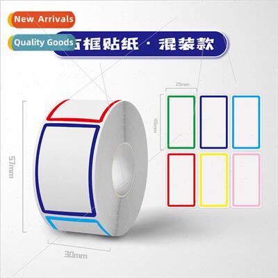 250 Stickers Blank Colorful Name Stickers Home Storage Sorti