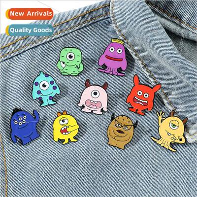Monsters College brooch cartoon cute Q  of the small monster
