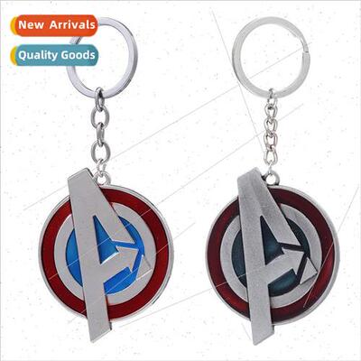 Avengers Captain America A word keychain metal personalized
