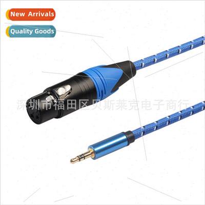 Fully Balanced 48V Phantom Power 3.5mm Stereo Male to Ca Fem