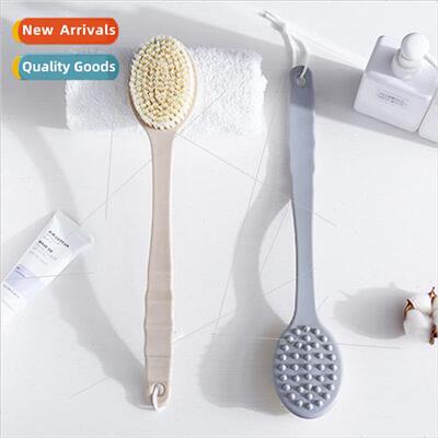 Bathroom Massage Long Handle Shower Brush Soft Hair Shower B