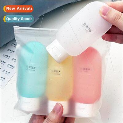 Travel bottles plastic squeeze cosmetics shower gel cream st