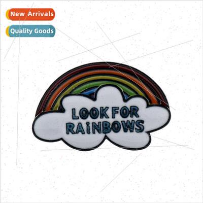 New LOOK 适用 RAINBOWS looking 适用 rainbow brooch creative