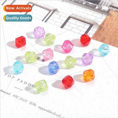 4-10mm acrylic rhombic beads DIY handmade pointed beads bead
