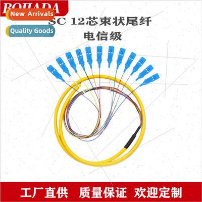 Carrier-grade 12-core SC single-mode bundled pigtail 12-colo