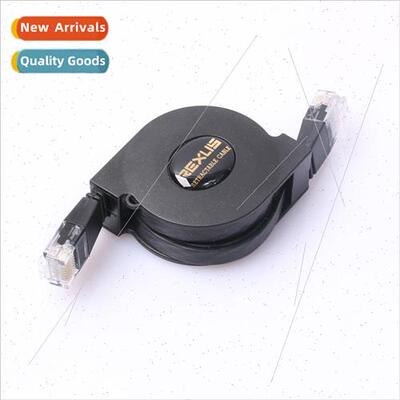 8 core pure copper twisted pair black cat6 network cable 1 m