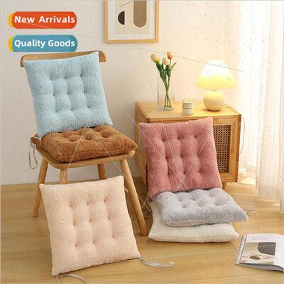 Plush cushion student chair cushion home dining chair seat c