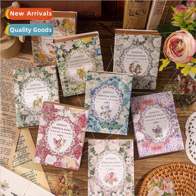 Baroque angel retro handbook waterproof pvc stickers creativ