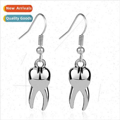 Creative personalized teeth shape earrings earrings earrings