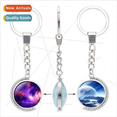 Planets Double ded Rotating Key Ring Dreamy Galaxy Galaxy St