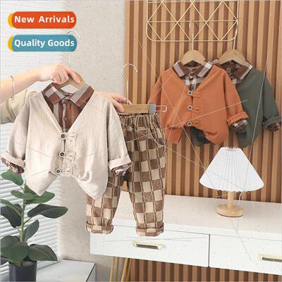 Children 2023 spring new stylish suit 2 baby boy early sprin