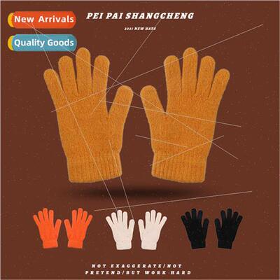 Gloves female winter new fashion windproof hundred with ski