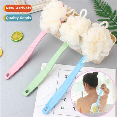 Long Handle Soft Bristle Double ded 2-in-1 Bath Brush Back S