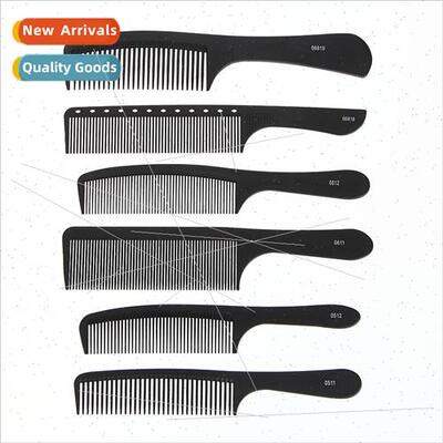 hairdressing comb barber comb black comb hair cut carbon fib