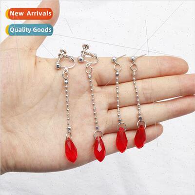 Anime  full-time hunter earrings long tassel water drop earr