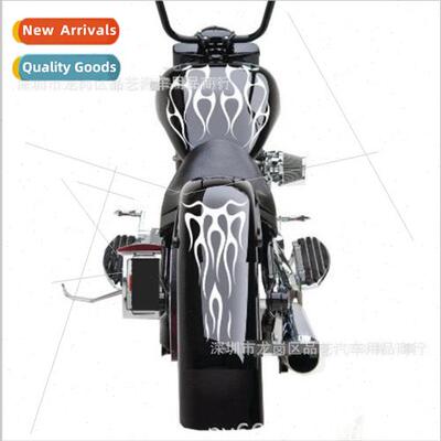 Motorcycle Flame Fuel Tank and Fender Decal Decal D-721 Pers
