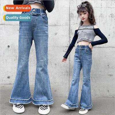 Childrens jeans 适用 girls in the fall section of the fashio