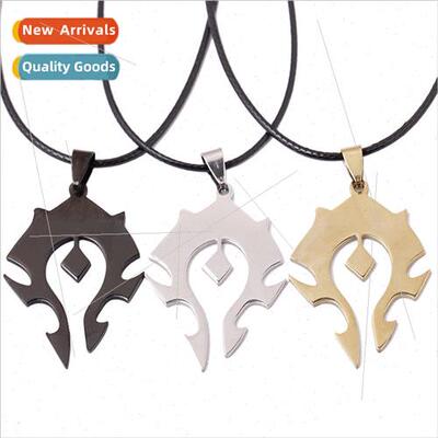 Anime game  tribal alliance stainless steel necklace pendant