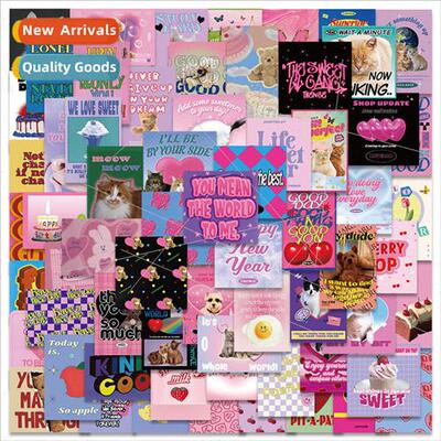 65 retro girls nd decorative stickers luggage notebook guita