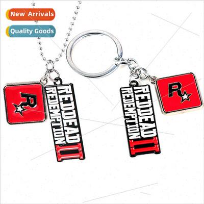 Jewelry Game Wasteland Dart 2 Keychain Red Dead Redemption P