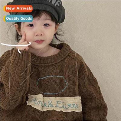 Korean childrens wear 2023 deep fall and winter  of the Kore