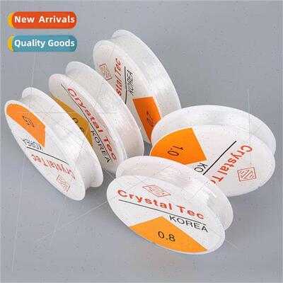 High- crystal wire threading beads elastic string bracelet n