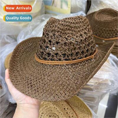 Straw hat western cowboy straw hat straw hat women mountaine