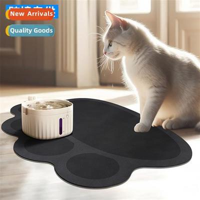 Pet placemats for cats dogs cats wh eating cat bowl mat n-sl