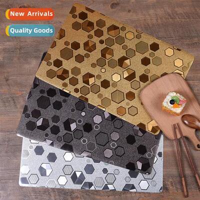 Placemats 30*45cm prismatic n-slip insulating mat coasters k