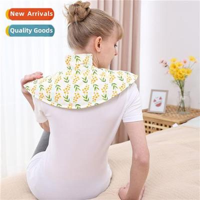 Organic Microwave Neck  Shoulder Wrap Heating Pad with Natur