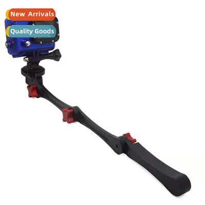 适用GoPro11 Folding Selfie Stick CNC Aluminum Folding Selfie